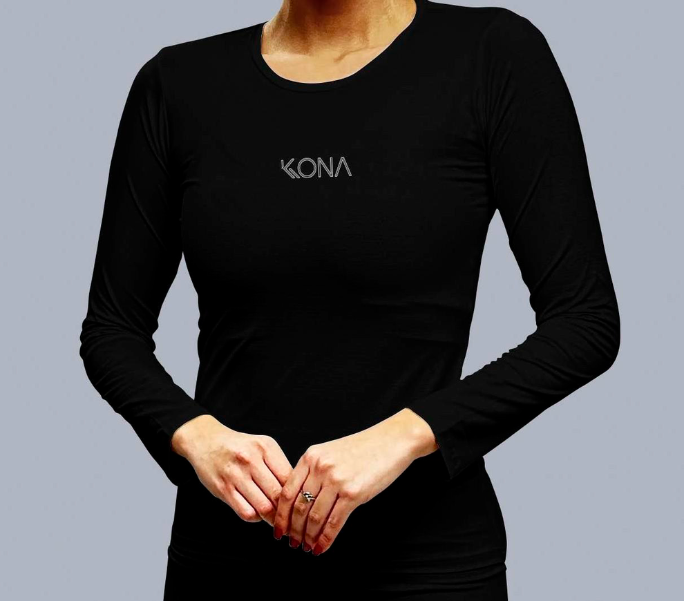 Polera manga larga Basic Negra – konacl